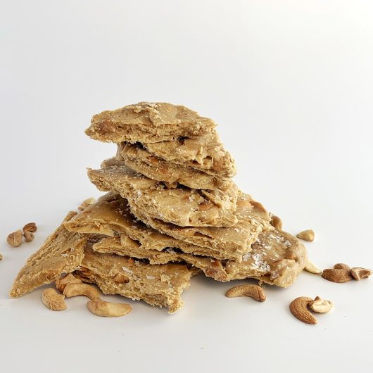 Brown Sugar Sea Salt Soft Cashew Brittle - Tam's Sweets